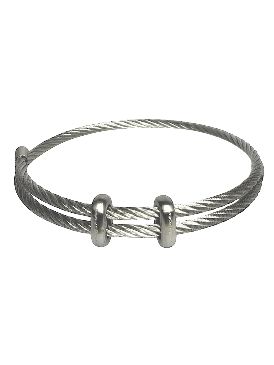 Marine Cable w SS Knot BrushedSilver – Seaknots