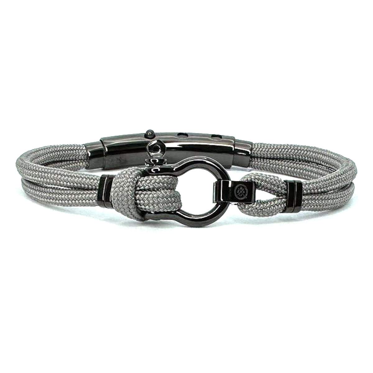 Double Cord SS Shackle W Knot Med Gray / Black – Seaknots