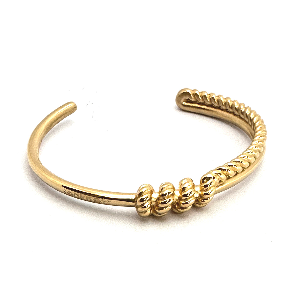SS OPEN ROPE BANGLE Gold – Seaknots
